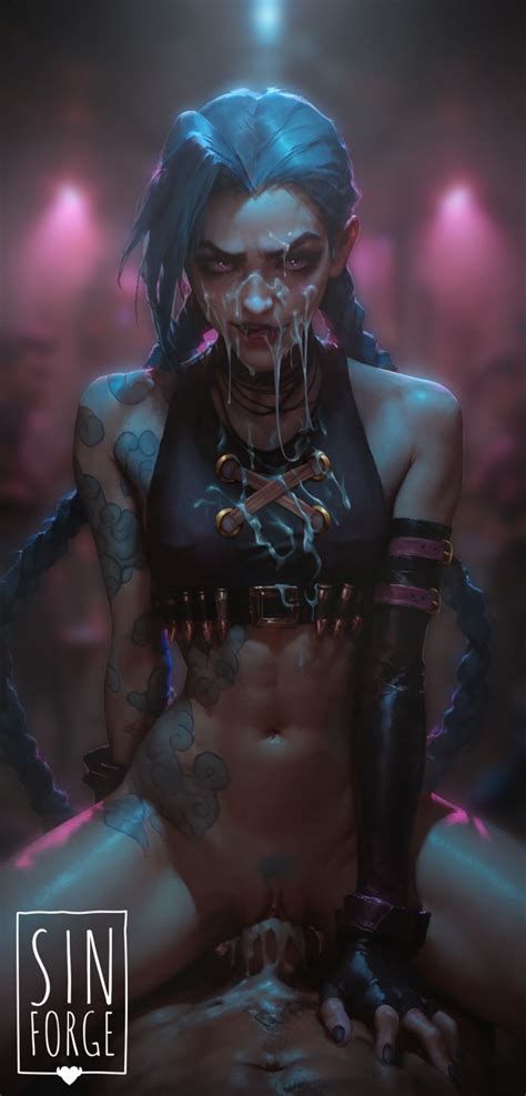 Rule 34 1girls Ai Generated Arcane Arcane Jinx Blue Hair Bottomless