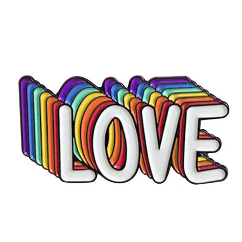 Lgbt Pride Love Rainbow Enamel Pin Queerks™