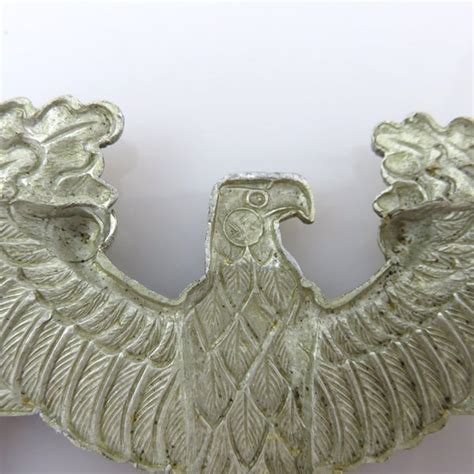 polizei tschako adler aluminium herst s t l iii reich original