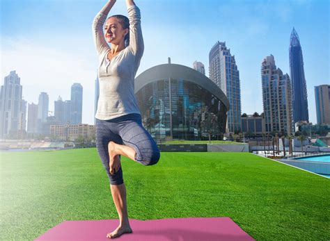 Try Sunset Yoga At The Dubai Opera Garden Sport And Wellbeing Time