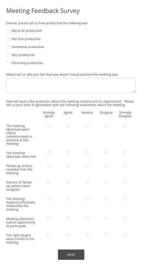 Resident Survey Template