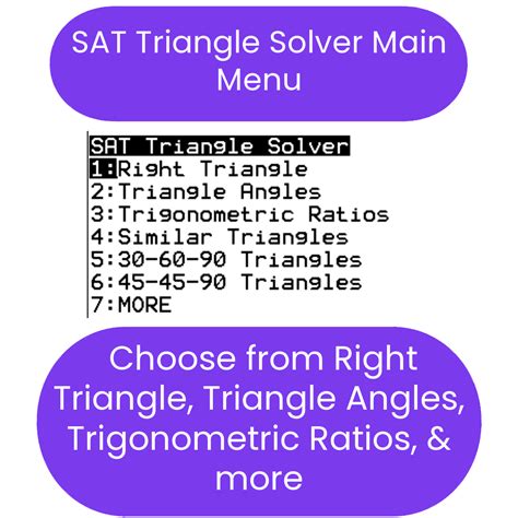 Sat Triangle Solver For Ti 84 Plus Ce Mcstutoring