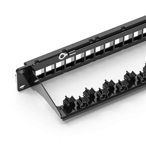 Network 1u 24 Port Utp Unshielded Blank Patch Panel 24 Port Empty Patch