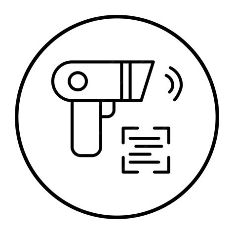 Premium Vector Bar Code Reader Vector Illustration