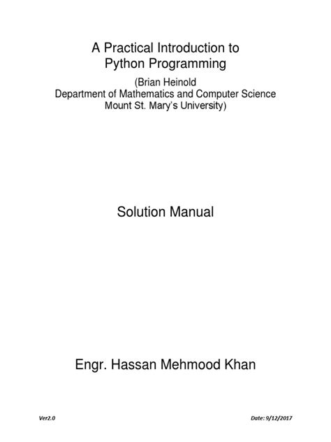 a practical introduction to python programming v2 0 pdf computing