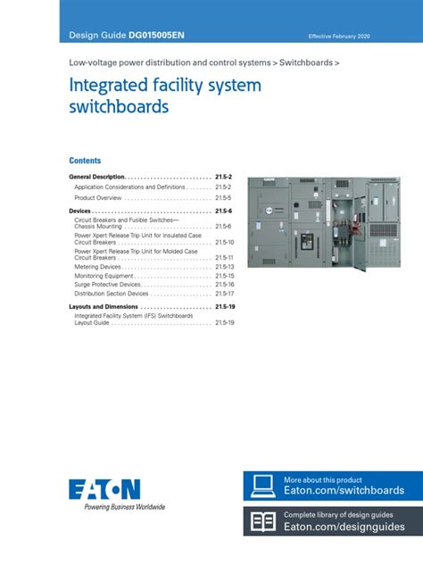 Eaton Swbd Ifs Design Guide Dg015005en Pdf Fuse Electrical