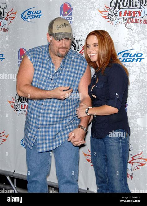 Larry The Cable Guy And Cara Whitney During The Comedy Central Roast Of