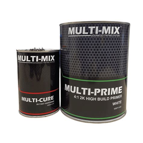 Multi Prime 2k High Build Primer 5l Kit White