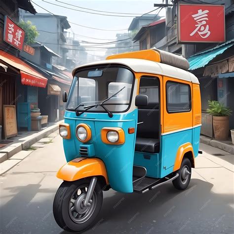 Premium Photo Tuk Tuk Thai Taxi Auto Rickshaw Thailand Transport Tuk