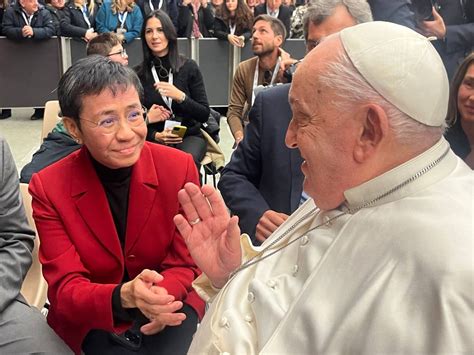 Hope Comes From Action Says Maria Ressa At Major Vatican Event