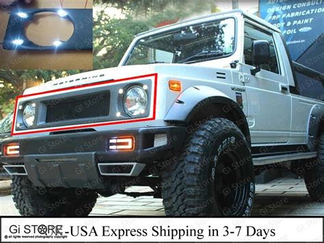 New Gen 8 Led Front Grill Grille For Suzuki Samurai Sj410 Sj413 Sierra