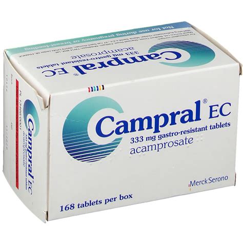 Campral Ec 333mg Gastro Resistant Tablets 168s Hemlock Pharmacy