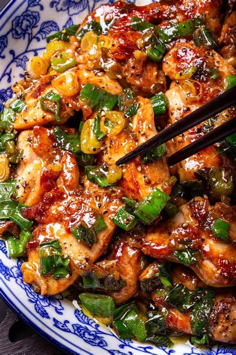 Worldwide Recipe Era Save This Recipe 🤩scallion Chicken😍😋 ️ 🍂ingredients 400 G Chicken Thighs