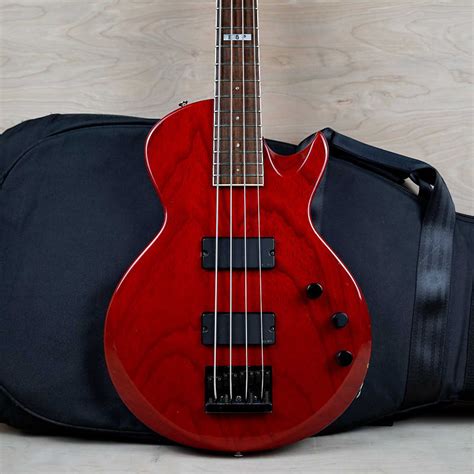 Esp Custom Order S E925 Single Cut Bass 1998 See Thru Red Reverb