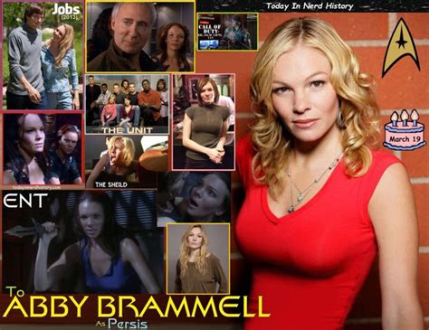 Happy Birthday Abby Brammell Born March 19 1979 Star Trek Enterprise Film Jobs Star Trek