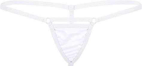 Choomomo Womens Sexy Stretchy Ultra Low Rise Micro Mini G String T Back