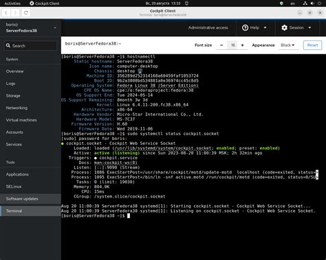 Openstack Rdo Andand Kvm Hypervisor Install Cockpit Flatpak Client On