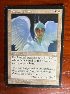 Mtg Empyrial Armor Card Single Used Excellent Condition See Photos Ebay
