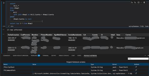 Share Sql Result To Python With Polyglot Notebook Extension In Vscode