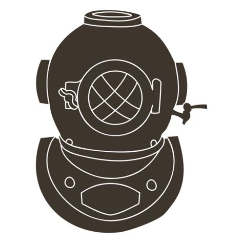 Us Divers Scuba Diving Equipment Diving Helmet Base Brown Wooden