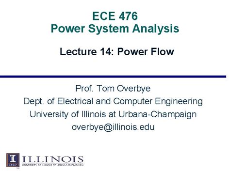 Ece 476 Power System Analysis Lecture 14 Power