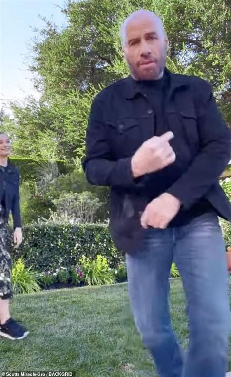 John Travolta And Daughter Ella Recreate Famous Grease Dance Scene