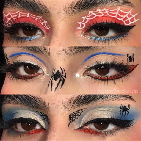 Maquillaje De Ojos De Spiderman Makeup Hombre Araña Makeup De