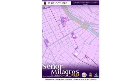 Recorridos Del Señor De Los Milagros 2023 Fechas Horarios Y Ruta De