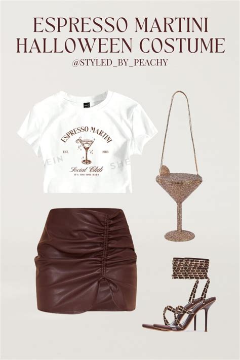 Espresso Martini Halloween Costume Outfit Inspo Mini Bar Halloween