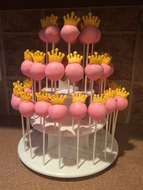 Princess Crown Cakepops Princess Peach Party Princess Crown Cake