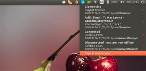 使用 最近通知工具”保持桌面通知历史 Linuxstory