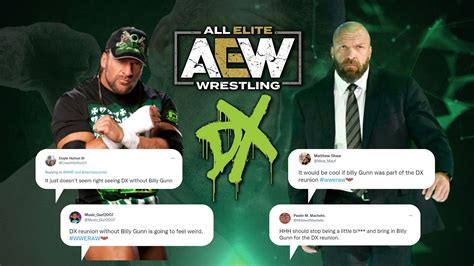 Twitter Erupts As Aew Star Billy Gunn Has Been Omitted From The Dx