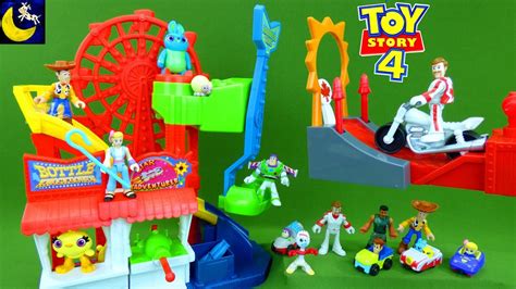 Toy Story 4 Toys Fisher Price Imaginext Carnival Motorcycle Play Set
