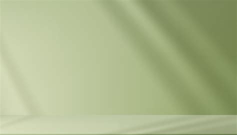 빛이 있는 그린 룸 배경 3d 연단 벽에 창 그림자 봄 여름 부활절 세일에 제품 프레젠테이션을 위한 스탠드 모형이 있는 최소 배경 디스플레이 배경 주제에 대한 스톡 벡터