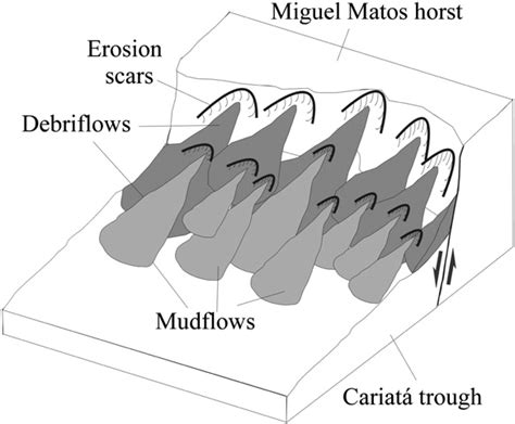 Sketch Diagram Of Geomorphic Association Of Debrisflow And Mudflow Download Scientific Diagram