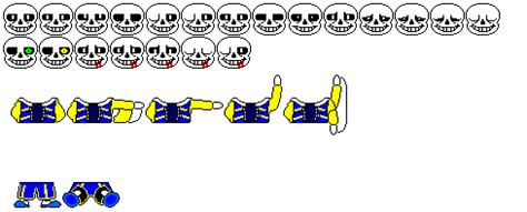 Outertale Sans Sprite Sheet Pixel Art Maker