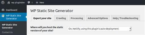 Netlify Documentation For Wp Static Site Generator