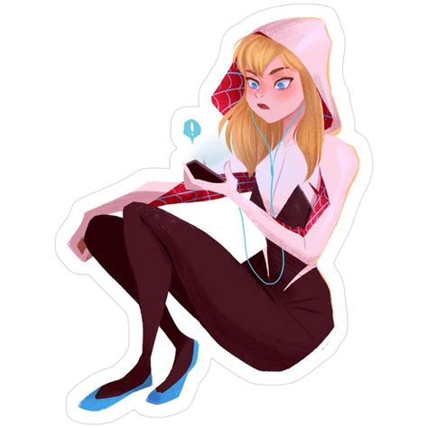 Spider Gwen Sticker For Sale By Taryndraws In 2025 Spiderman
