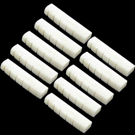 10x Guitar Nut Bone Slotted 43mm For Gibson Les Paul Epiphone Or