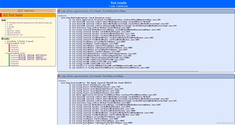 java自动化测试之testng生成测试报告 testng测试报告 csdn博客