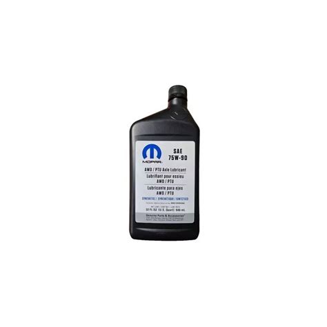 Mopar Power Transfer Fluid Ptu 75w90 Pacifica Awd 2020 68516062aa