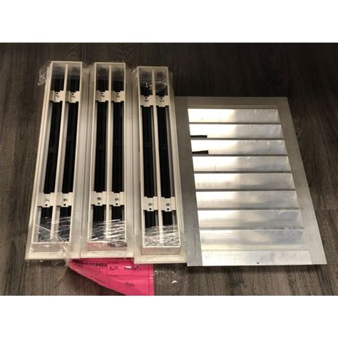 6 Nailor Industries Linear Slot Diffusers W Ventilation Grid