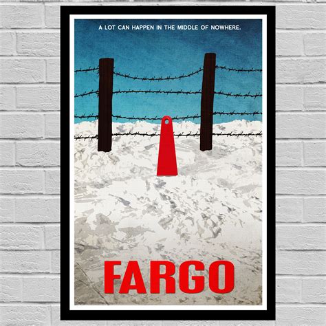 Fargo Original Movie Poster Art Print Coen Brothers Joel Etsy