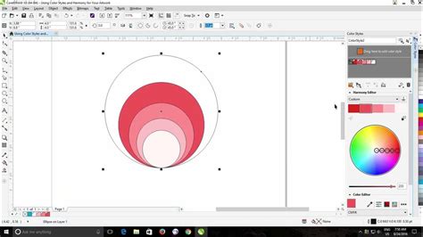 To Apply A Color Style In Coreldraw