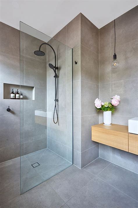Concrete Look Tile Bathroom Artofit