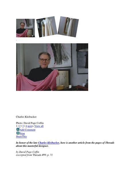 Charles Kleibacker Pdf Seam Sewing Sewing