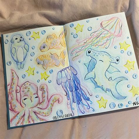 🫧⭐️🐠 In 2024 Cute Drawings Drawings Sketch Book