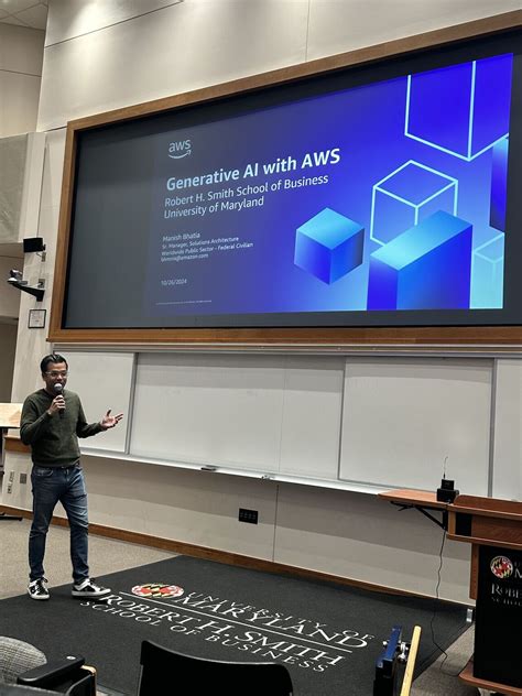 Terp Terps Aws Genai Goterps Umd Roberthsmithschoolofbusiness