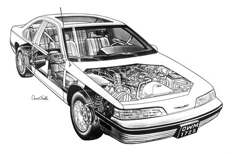 Exploring The 1997 Ford Thunderbird An Illustrated Parts Diagram