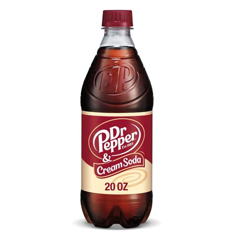Dr Pepper And Cream Soda Bottle 20 Fl Oz Ralphs